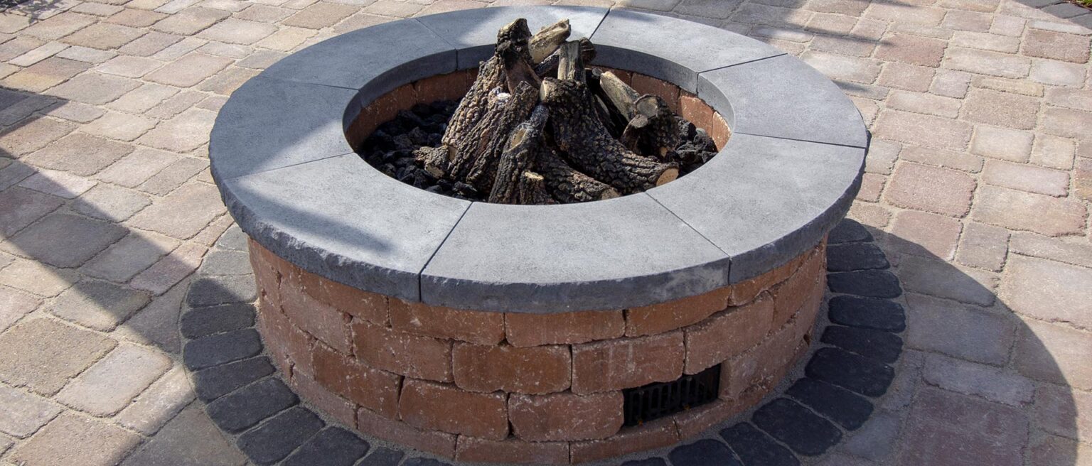 Landscape Block Fire Pit Designs and Shapes | Rochester Concrete Products